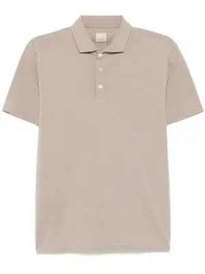 Fedeli Piqué Polo Shirt - Grey