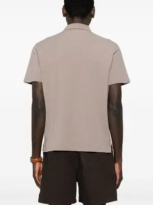 Fedeli Piqué Polo Shirt - Grey