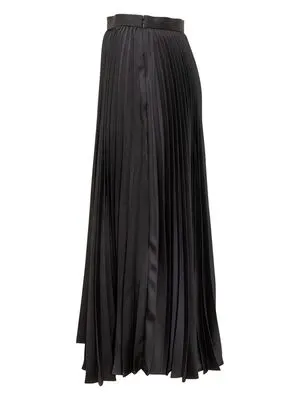 JIL SANDER Pleated Midi Skirt - Black
