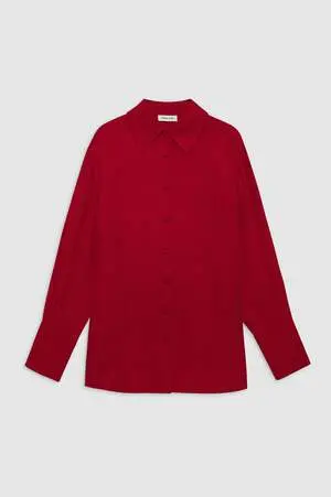 ANINE BING Bridget Shirt - Red