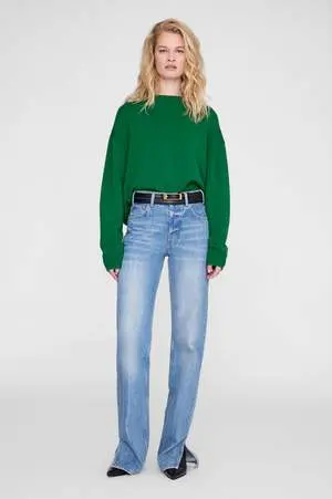 ANINE BING Lee Crew Sweater - Green