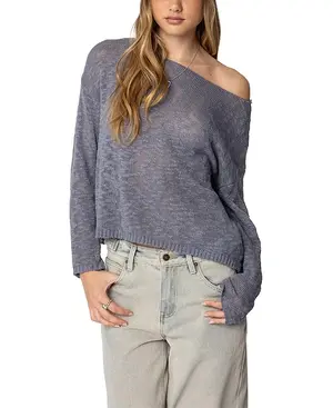 Women's Oversized Boat Neck Sweaters