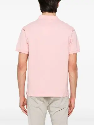 Gant Shield-motif Short-sleeve Polo Shirt - Pink