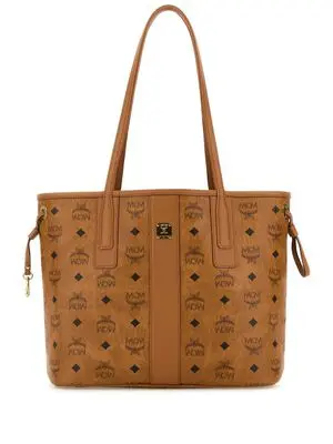 Mcm Liz Shopper Tote - Brown