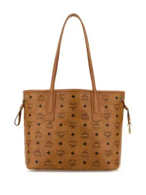 Mcm Liz Shopper Tote - Brown