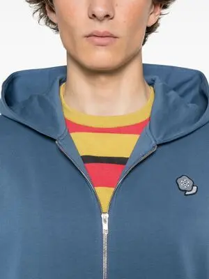 Kenzo Zip-up Hoodie - Blue