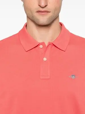 Gant Shield-motif Short-sleeve Polo Shirt
