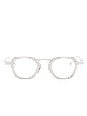 Thom Browne Round-frame Glasses - Silver