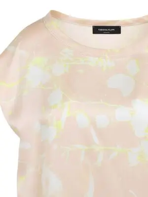 Fabiana Filippi Printed Silk Blouse - Pink