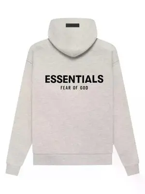 Fear Of God Essentials Hoodie With Logo Print - Neutrals