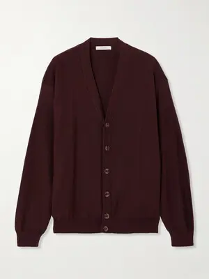 LEMAIRE Twisted Convertible Wool-blend Cardigan
