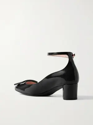 ROGER VIVIER 45 Buckled Patent-leather Pumps