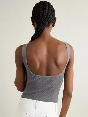 Maria Mcmanus Ribbed Merino Wool Bodysuit