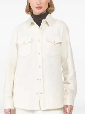 GOD'S TRUE CASHMERE Knitted Shirt - Neutrals