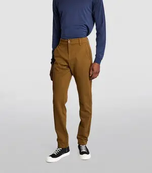 Paige Stafford Chinos In Transcends Knit - Brown