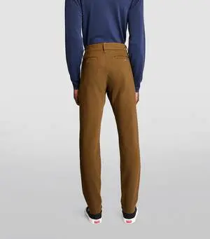 Paige Stafford Chinos In Transcends Knit - Brown