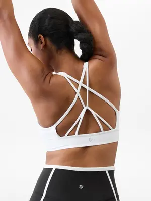 Athleta Solace Sports Bra D-dd - Bright White
