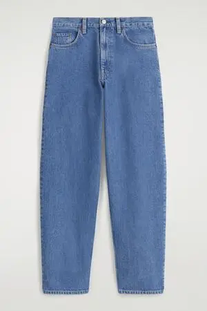 Cos Bay Barrel-leg Jeans - Blue
