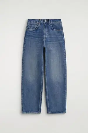 Cos Bay Barrel-leg Jeans - Blue