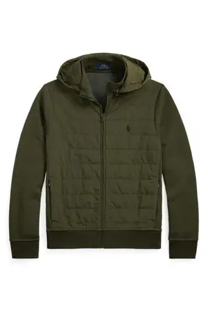 Polo Ralph Lauren Mixed Media Hooded Jacket