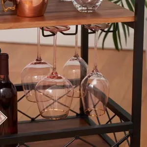 TWINE Modern Manor Bar Cart