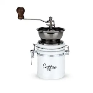 TWINE Ceramic Coffee Grinder - White