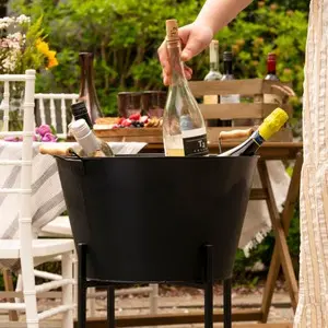 TWINE Beverage Tub With Stand & Tray