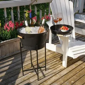 TWINE Beverage Tub With Stand & Tray