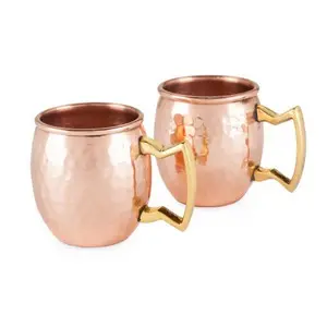 TWINE Moscow Mule Mug Shot Glasses Set Of 2