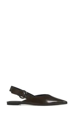 Jeffrey Campbell Scone Slingback Flats - Khaki