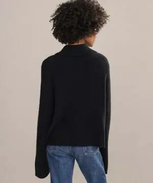 Jenni Kayne Cashmere Stevie Polo - Black