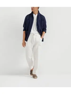 Brunello Cucinelli Linen Shirt - Blue
