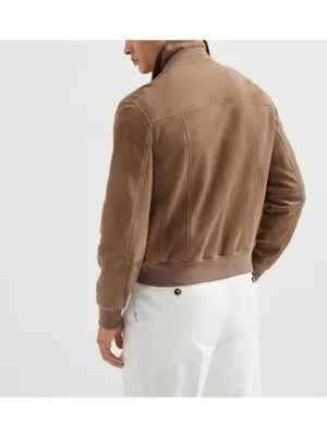 Brunello Cucinelli Aviator Jacket - Brown