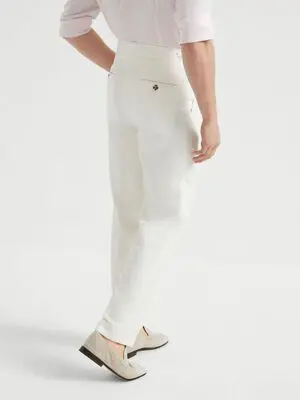 Brunello Cucinelli Twill Tailored Trousers - Neutrals