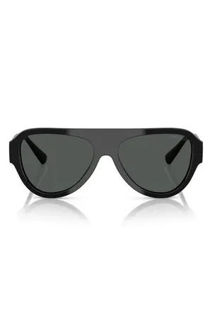 JIMMY CHOO Jimmy Choo 55mm Pilot Sunglasses Black