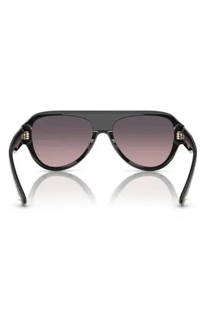 JIMMY CHOO 55mm Pilot Sunglasses - Pink Gradient