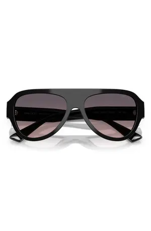 JIMMY CHOO 55mm Pilot Sunglasses - Pink Gradient