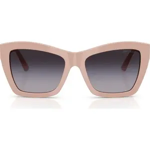 JIMMY CHOO Jimmy Choo 54mm Cat Eye Sunglasses Pink