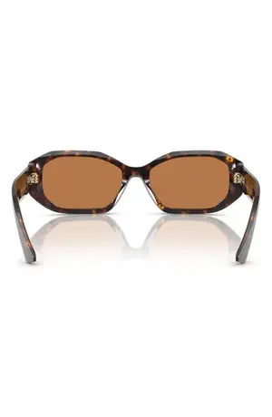 JIMMY CHOO 56mm Oval Sunglasses