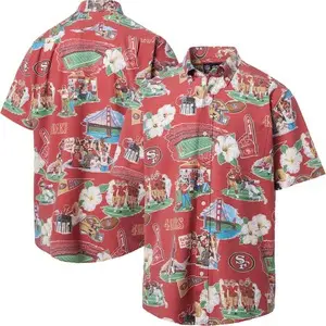Reyn Spooner San Francisco 49ers Scenic Button-down Shirt At Nordstrom Red