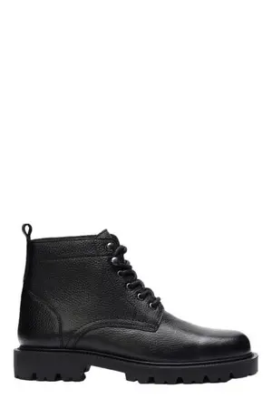 A. VEER Robert Lace-up Lug Sole Boots - Black
