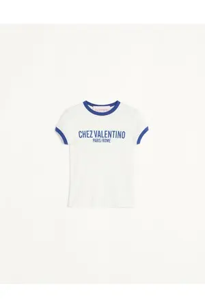Valentino Garavani Cotton Jersey T-shirt - Blue