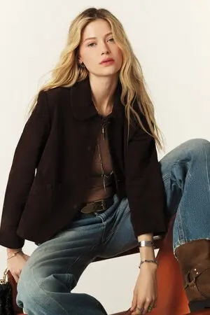 BA&SH Ba&sh Milas Leather Jacket