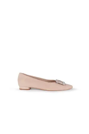MENINA STEP Tiara Pointy Ballerina Flat - Natural