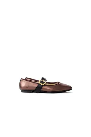 MENINA STEP Mary Jane With Buckle - Gold
