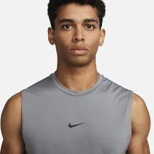 Nike Pro Dri-fit Slim Sleeveless Top - Grey