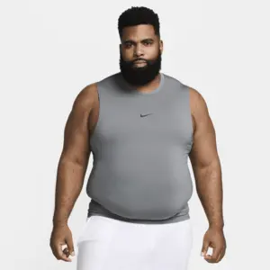 Nike Pro Dri-fit Slim Sleeveless Top - Grey