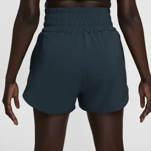 Nike One Dri-fit Ultra High-waisted 3" Brief-lined Shorts - Blue