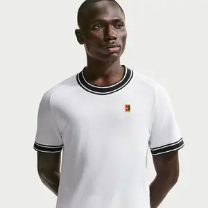 Nike Court Heritage Short-sleeve Tennis Top - White
