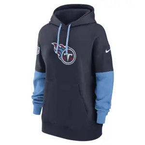 Nike Tennessee Titans Sideline Essential Nfl Pullover Hoodie - Blue